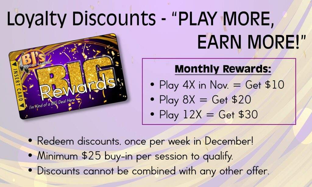 Bingo Events List – BJs Bingo